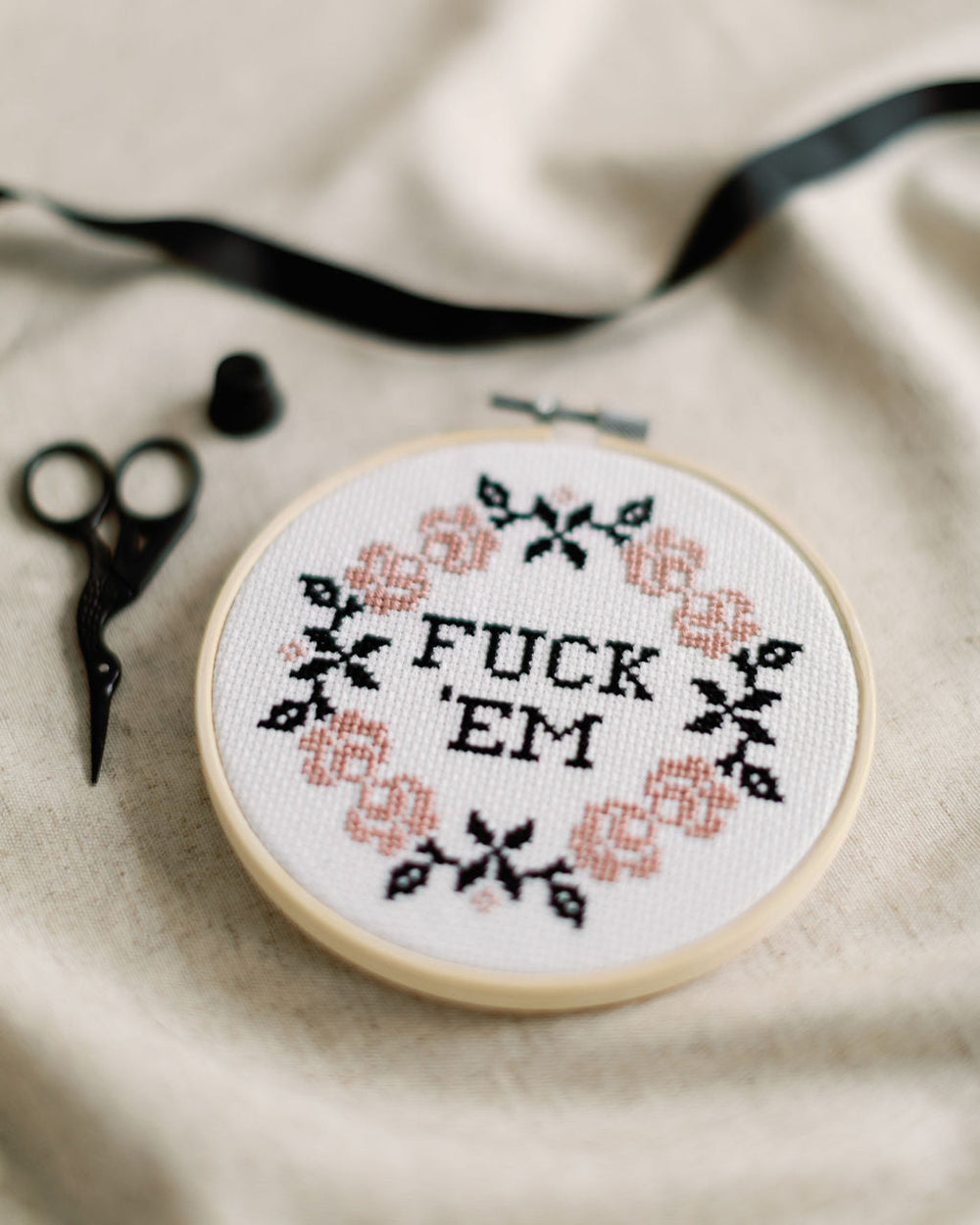 Adult Cross Stitch Kits That Are Anything But Boring | Innocent Bones